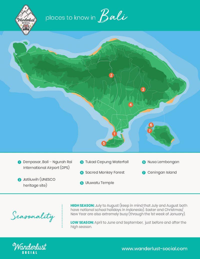 Bali Map | Wanderlust Social