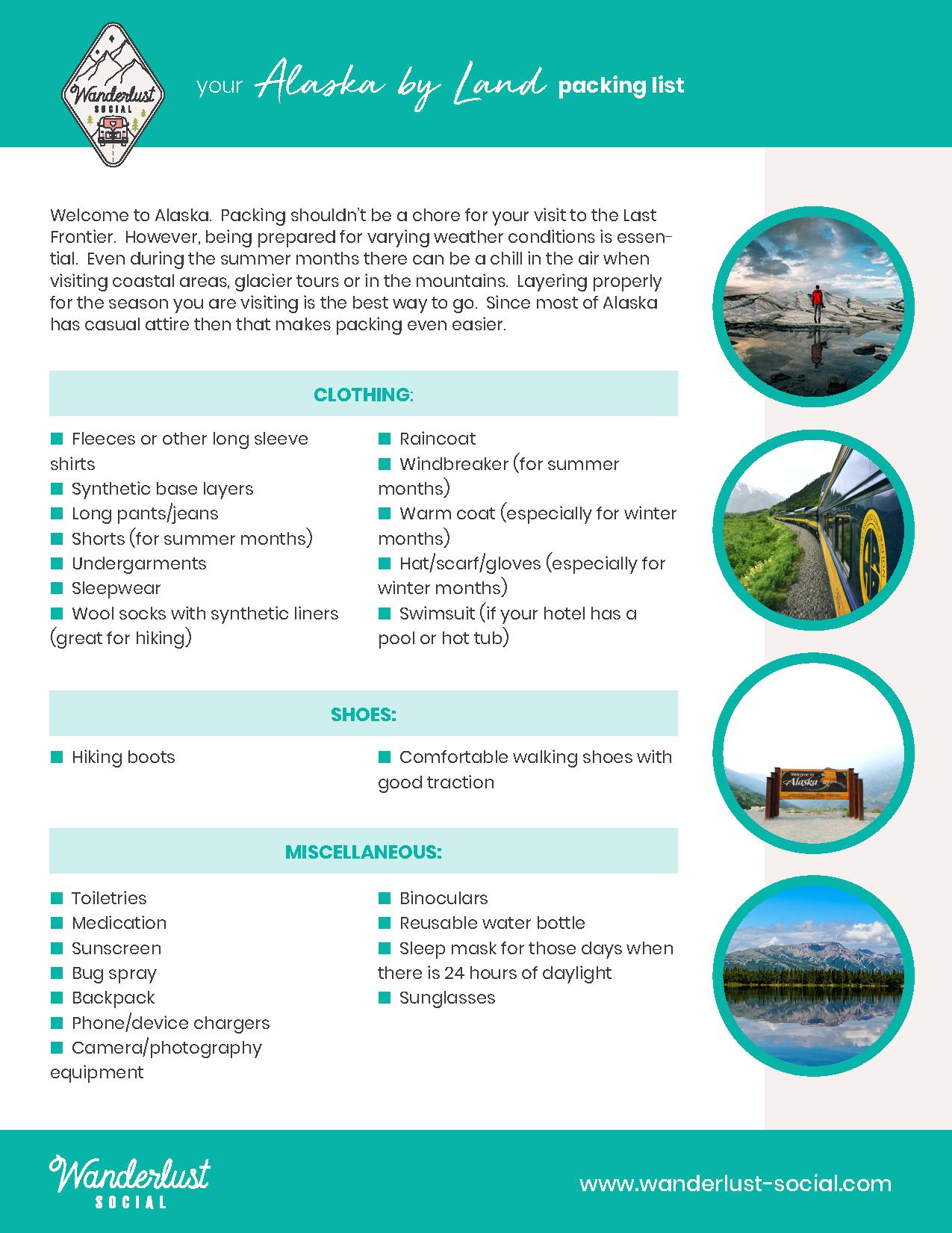 Packing List Archives | Wanderlust Social