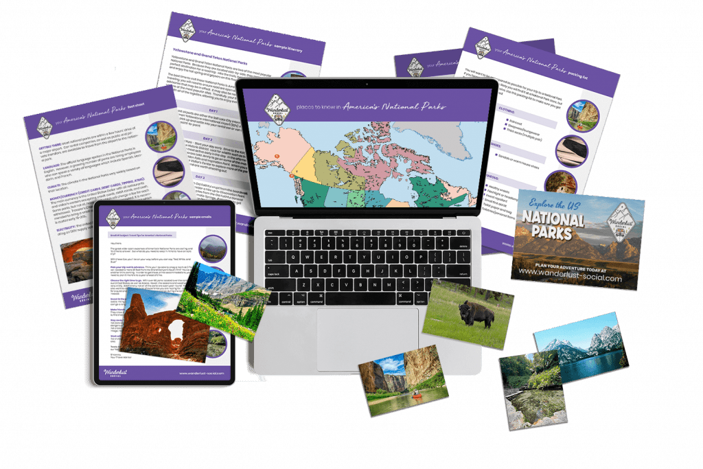 America's National Parks Marketing Content Bundle | Wanderlust Social