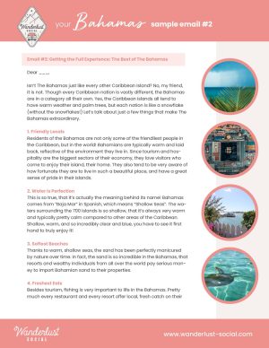 Your Bahamas Questions Answered Email | Wanderlust Social
