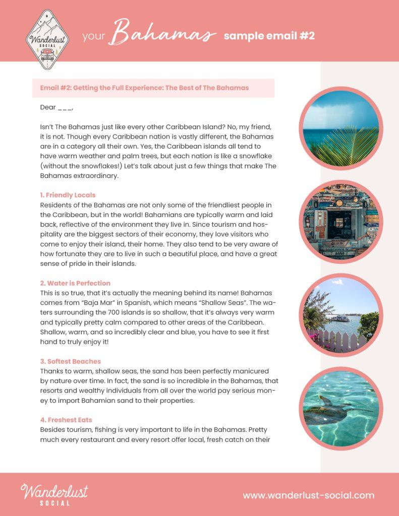 Your Bahamas Questions Answered Email | Wanderlust Social