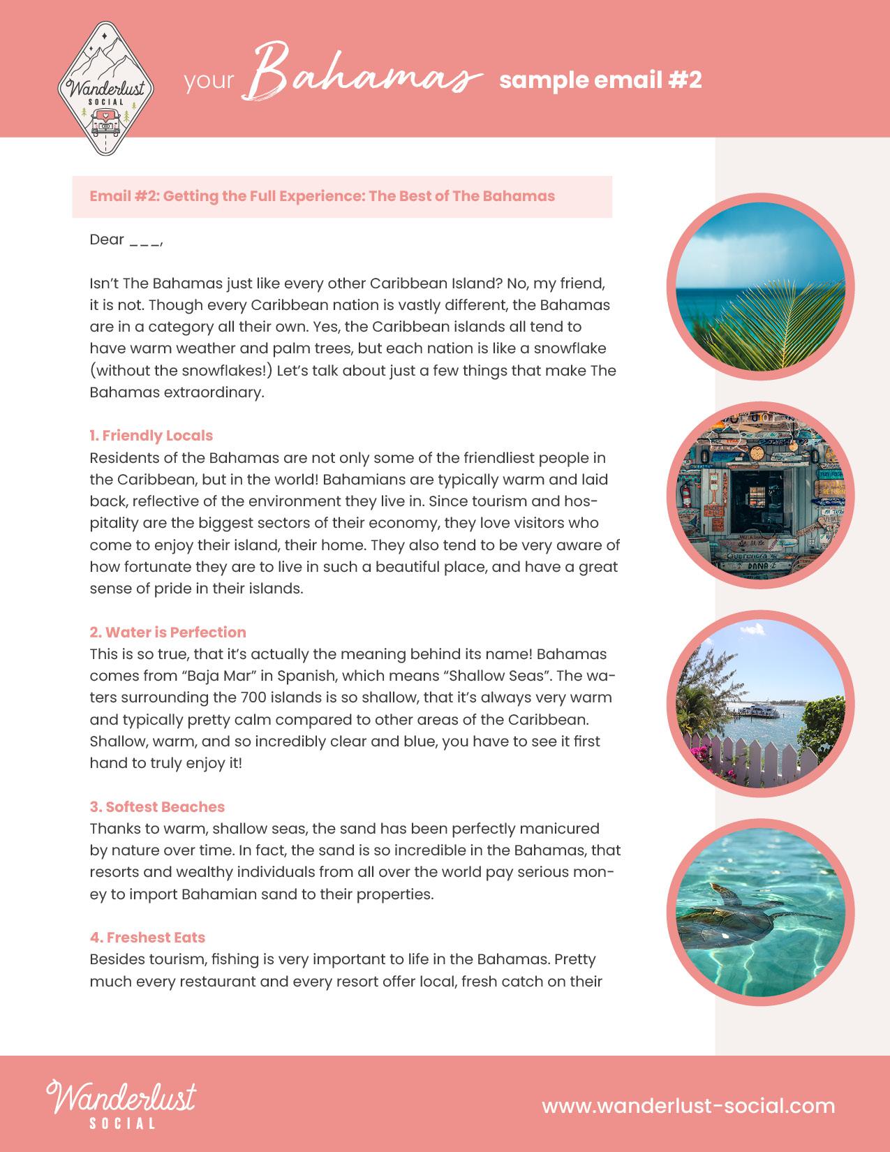 Your Bahamas Questions Answered Email | Wanderlust Social