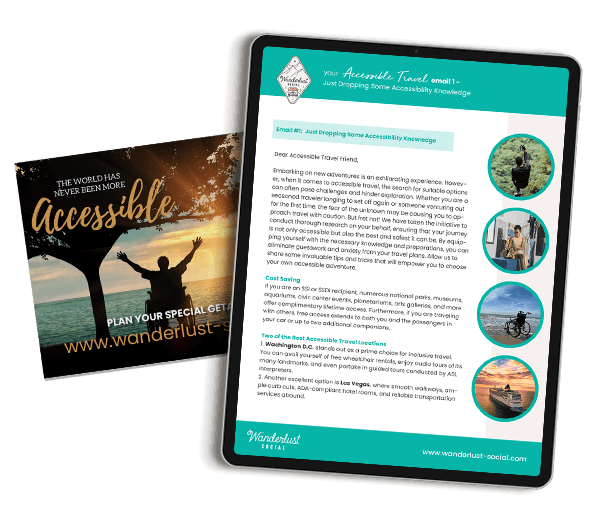 Accessible Travel Marketing Content Bundle | Wanderlust Social