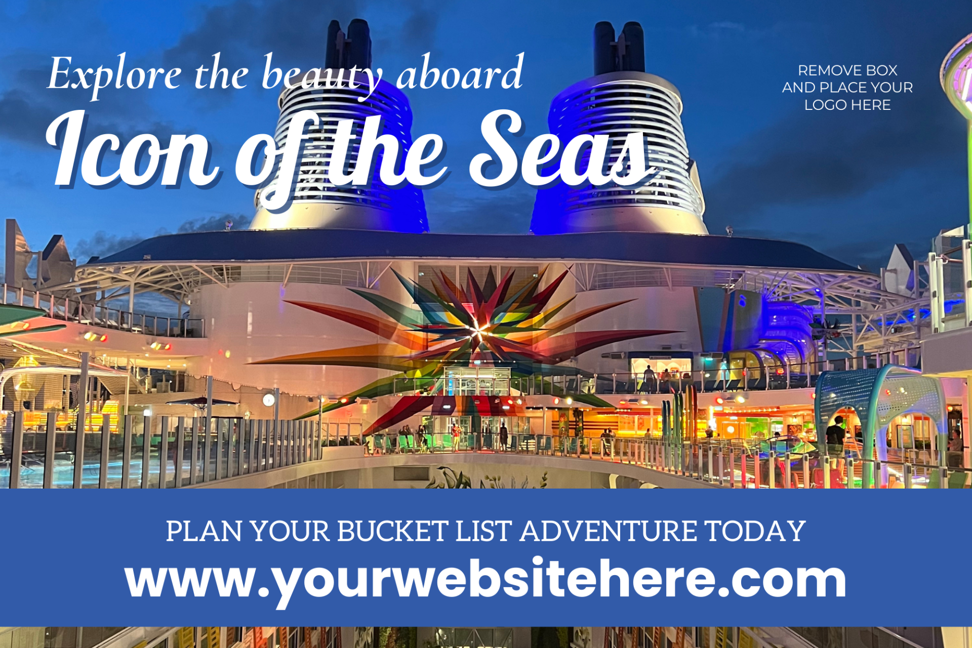 Royal Caribbean Icon of the Seas Postcards (Set of 2) | Wanderlust Social