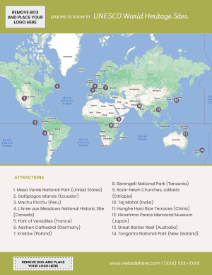 UNESCO World Heritage Sites Map | Wanderlust Social