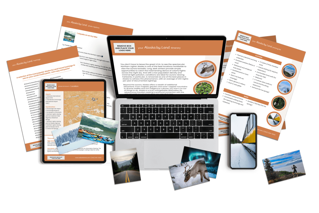 Alaska Land 2.0 Marketing Content Bundle | Wanderlust Social
