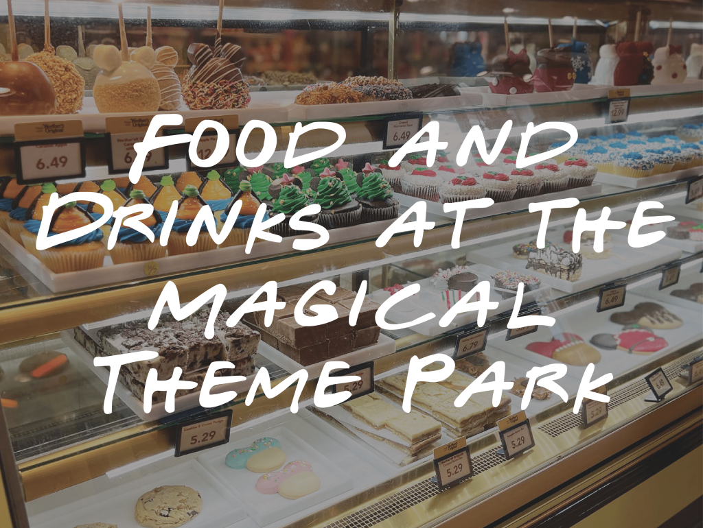 Food and Drinks at the Magical Theme Park Marketing Content Bundle ...