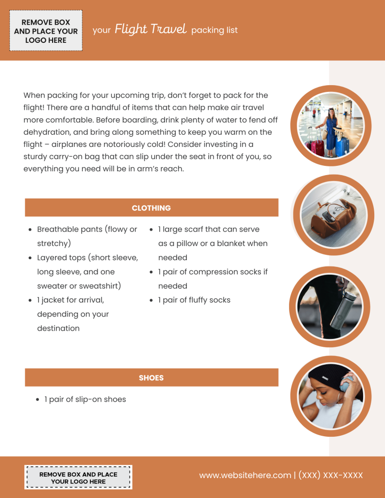 Flight Travel Packing List | Wanderlust Social