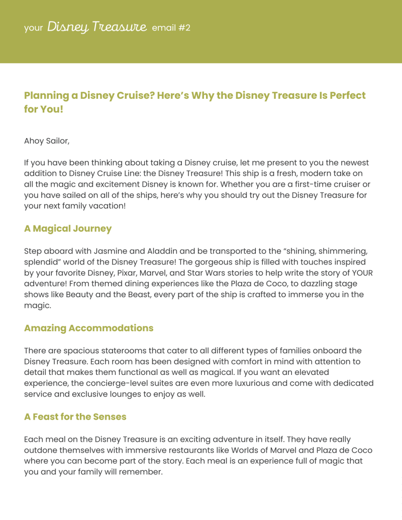 Planning a Disney Cruise? Here’s Why the Disney Treasure Is Perfect for ...