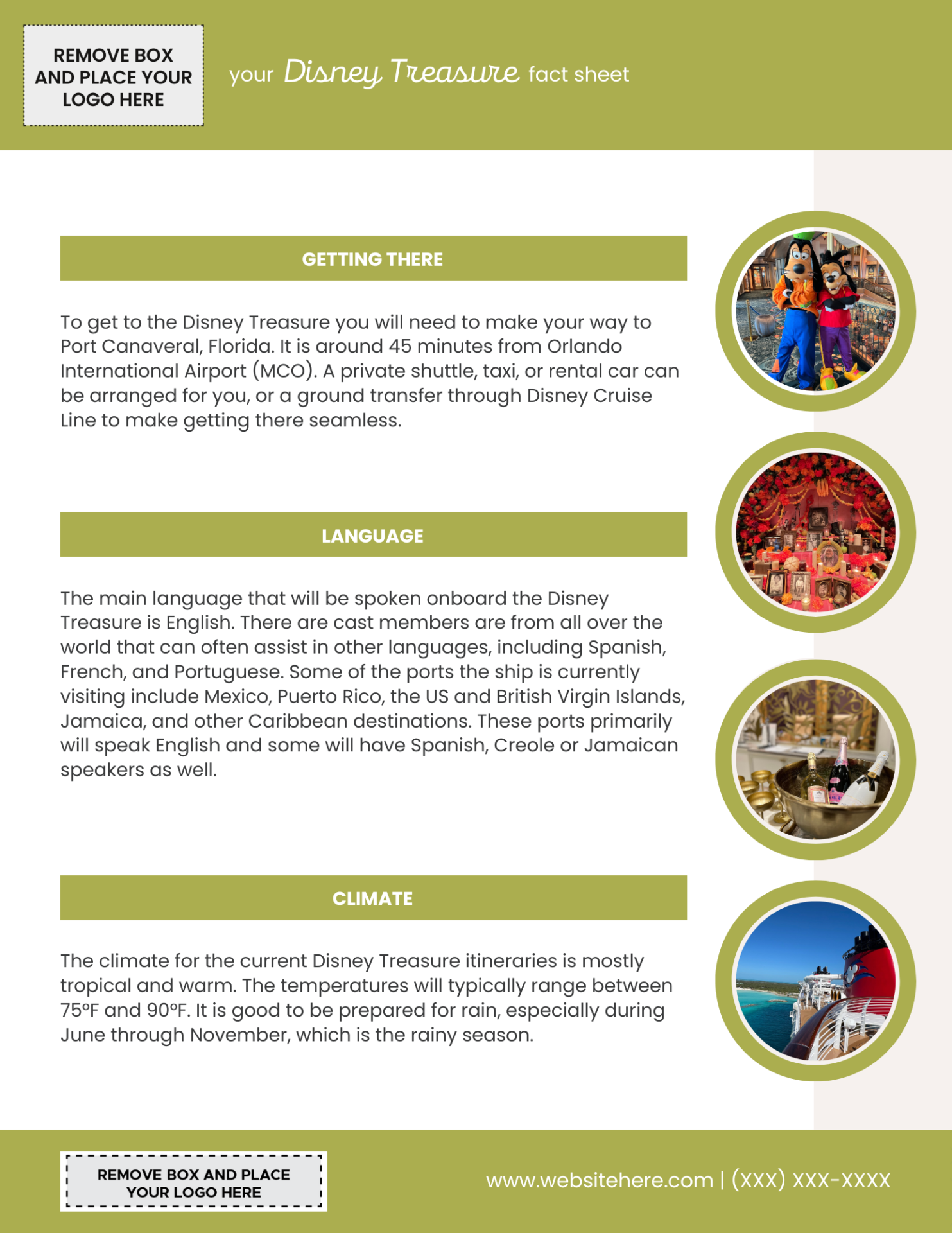 Disney Treasure - Fact Sheet | Wanderlust Social