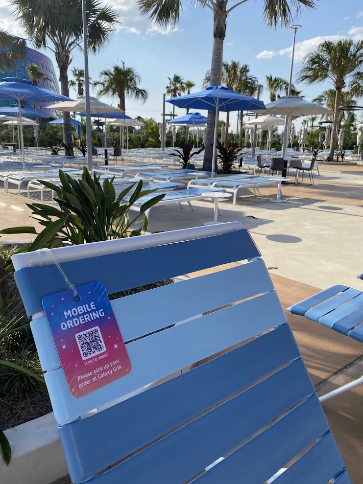 Epic Universe - Stella Nova - Pool Chair QR code - V | Wanderlust Social