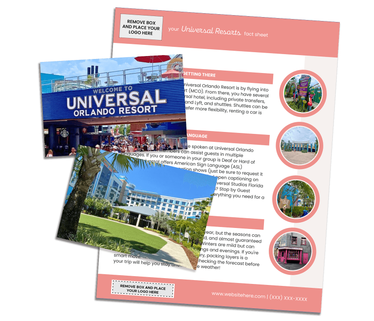 The One Where They Stayed at a Resort in Universal Marketing Content Bundle | Wanderlust Social