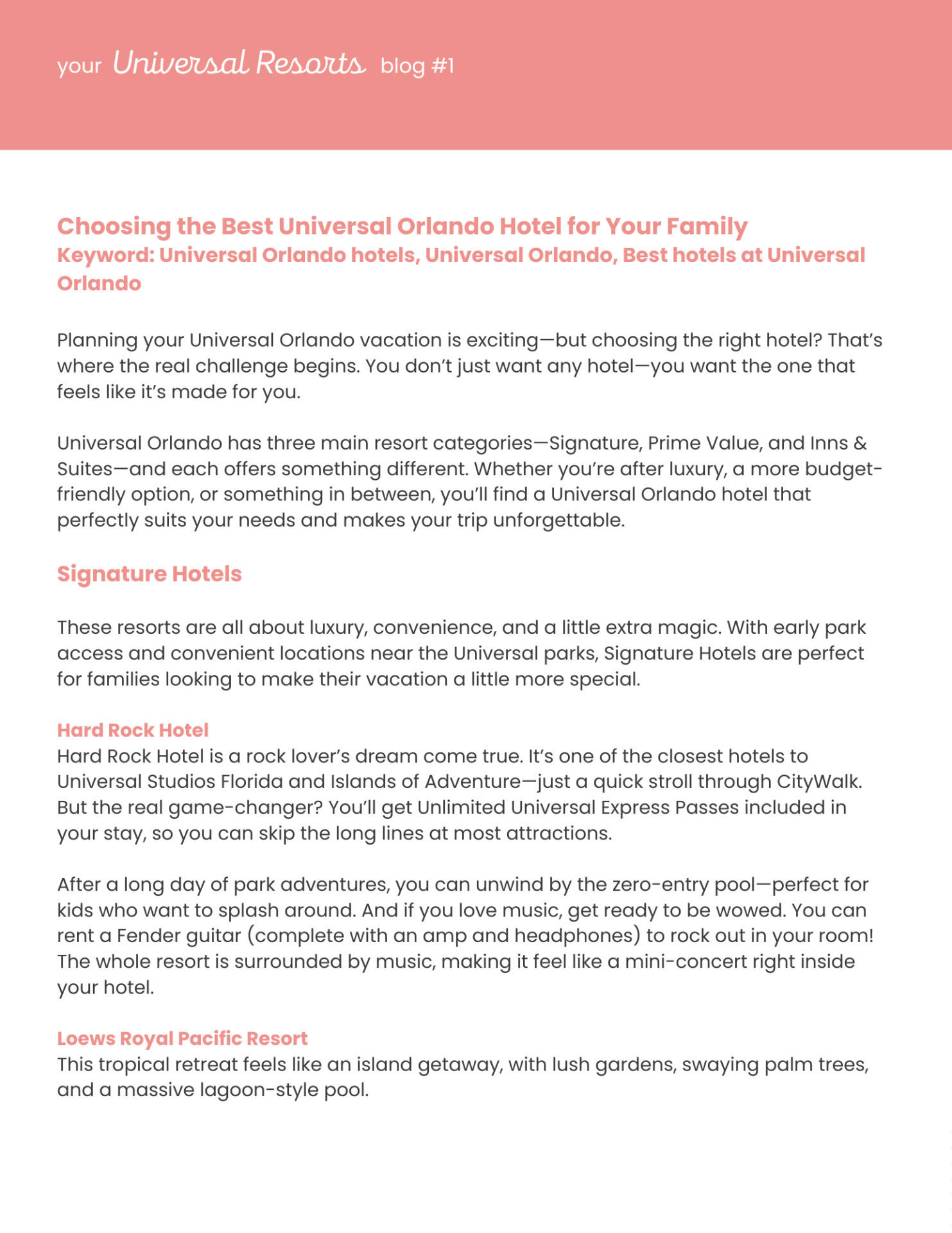 Choosing the Best Universal Orlando Hotel for Your Family (blog post ...