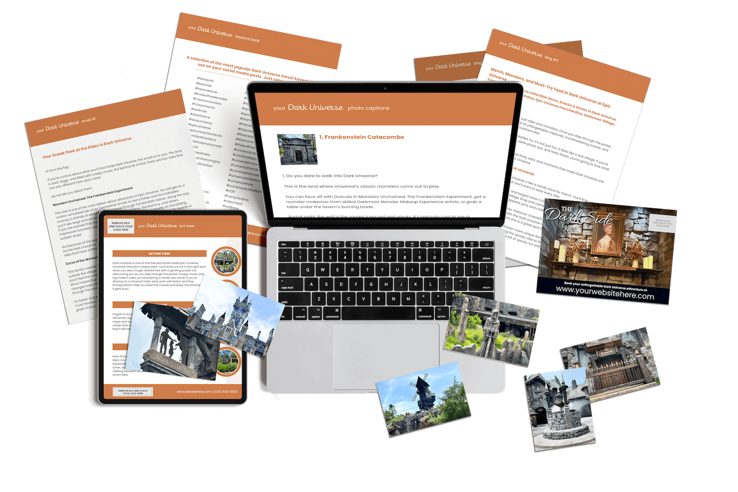 Epic Universe, Dark Universe Marketing Content Bundle | Wanderlust Social