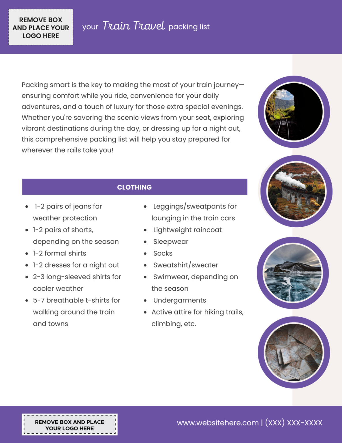 Train Travel, Packing List | Wanderlust Social