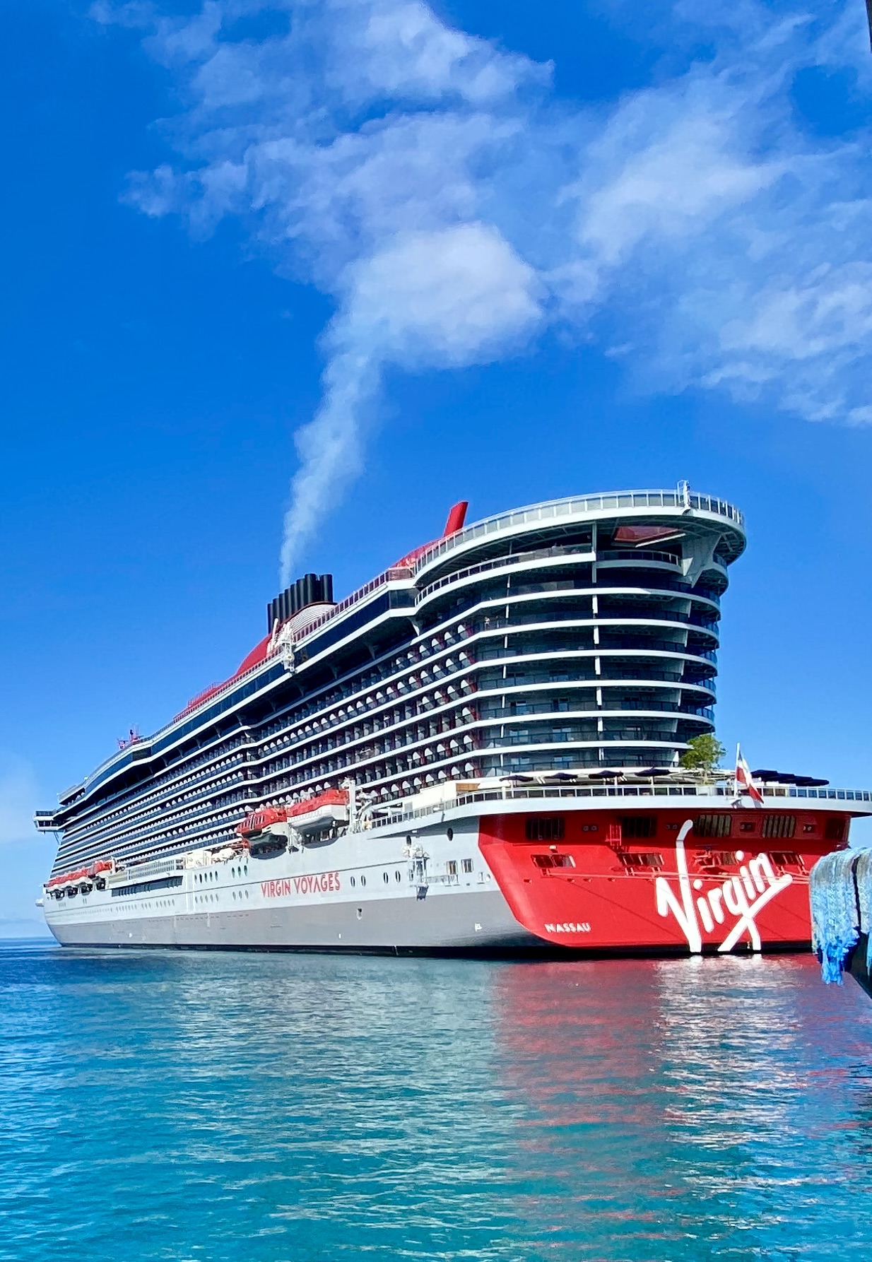 Virgin Voyages Overview Front Of Ship Wls Wanderlust Social
