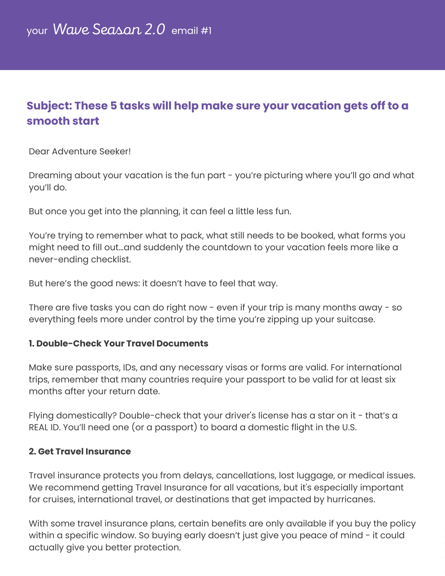 These 5 tasks will help make sure your vacation gets off to a smooth ...